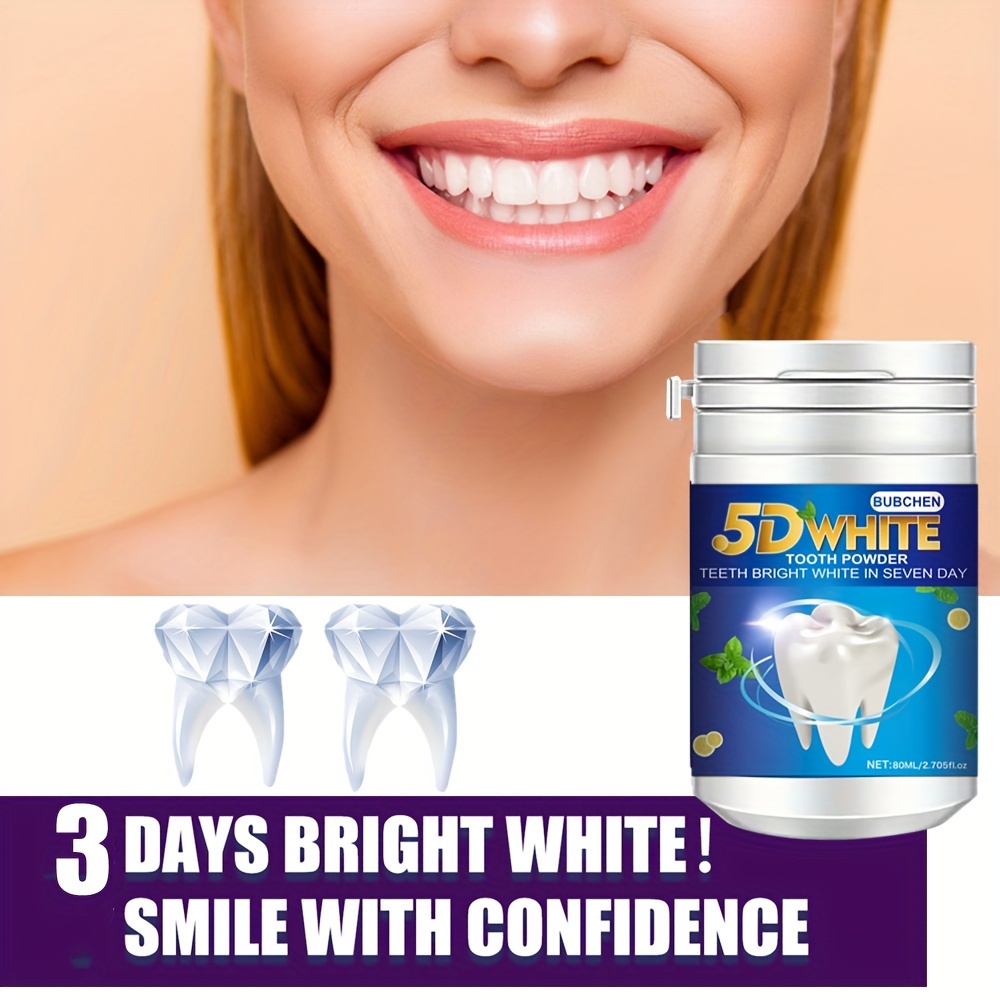 5d White Tooth Powder – Deep Cleaning Teeth - Temu