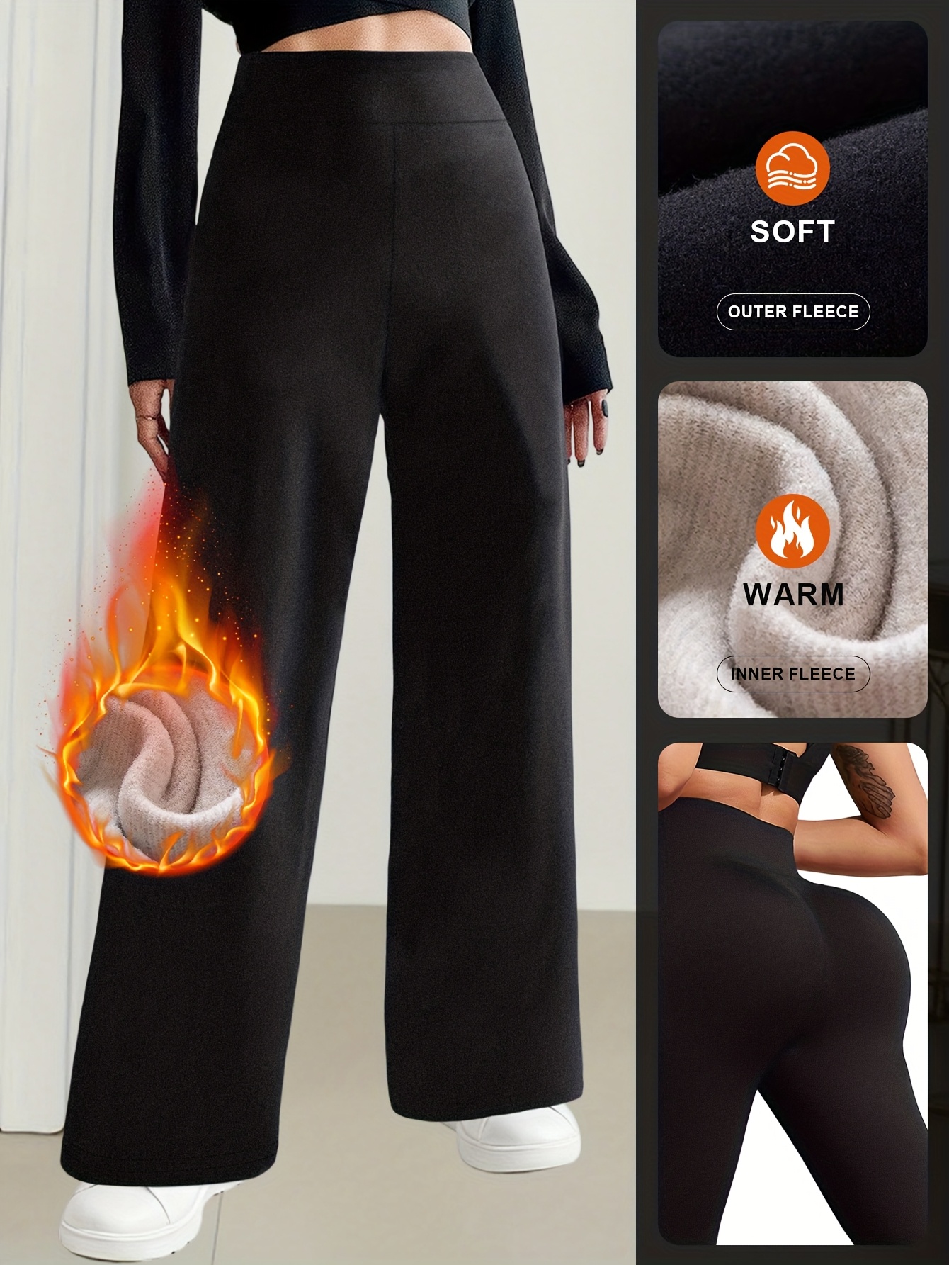 winter pants for women sold on Temu United States