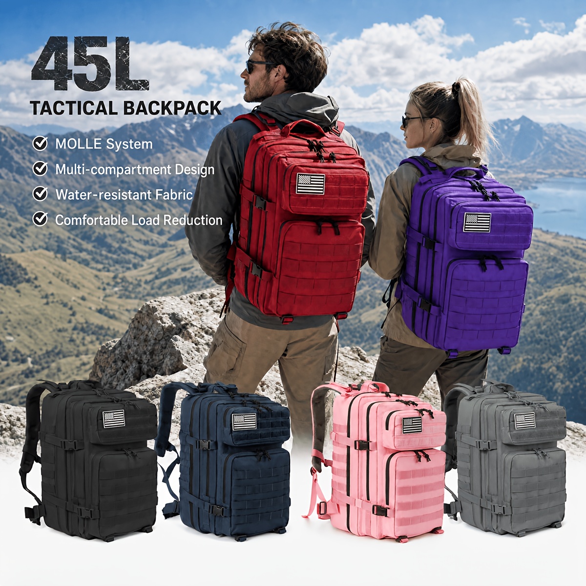 gear military sold on Temu United States