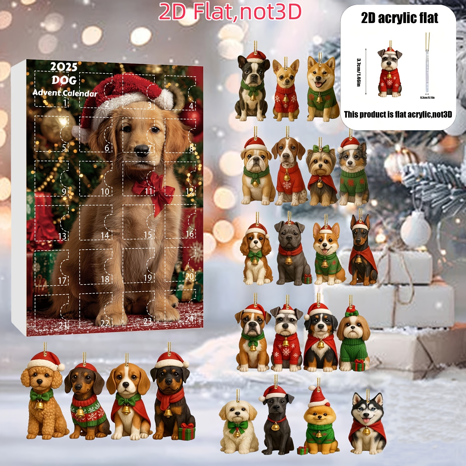 calendar advent sold on Temu United States