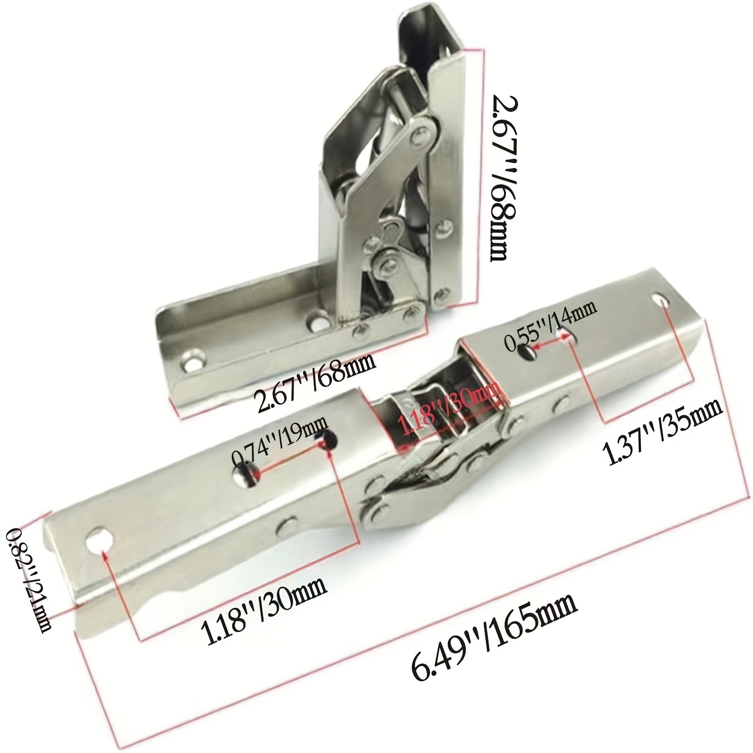 Modern Stainless Steel 90 degree Folding Shelf Hinges Sleek - Temu