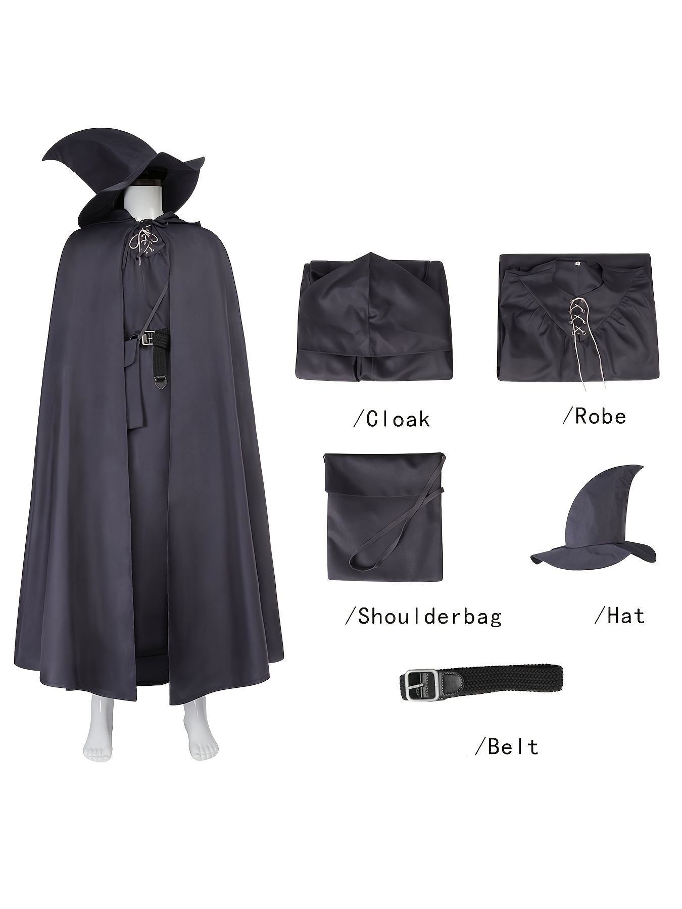 wizard cloak sold on Temu United States