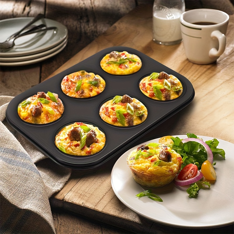 muffin pans 6 non stick baking cupcake pan carbon - Temu Canada