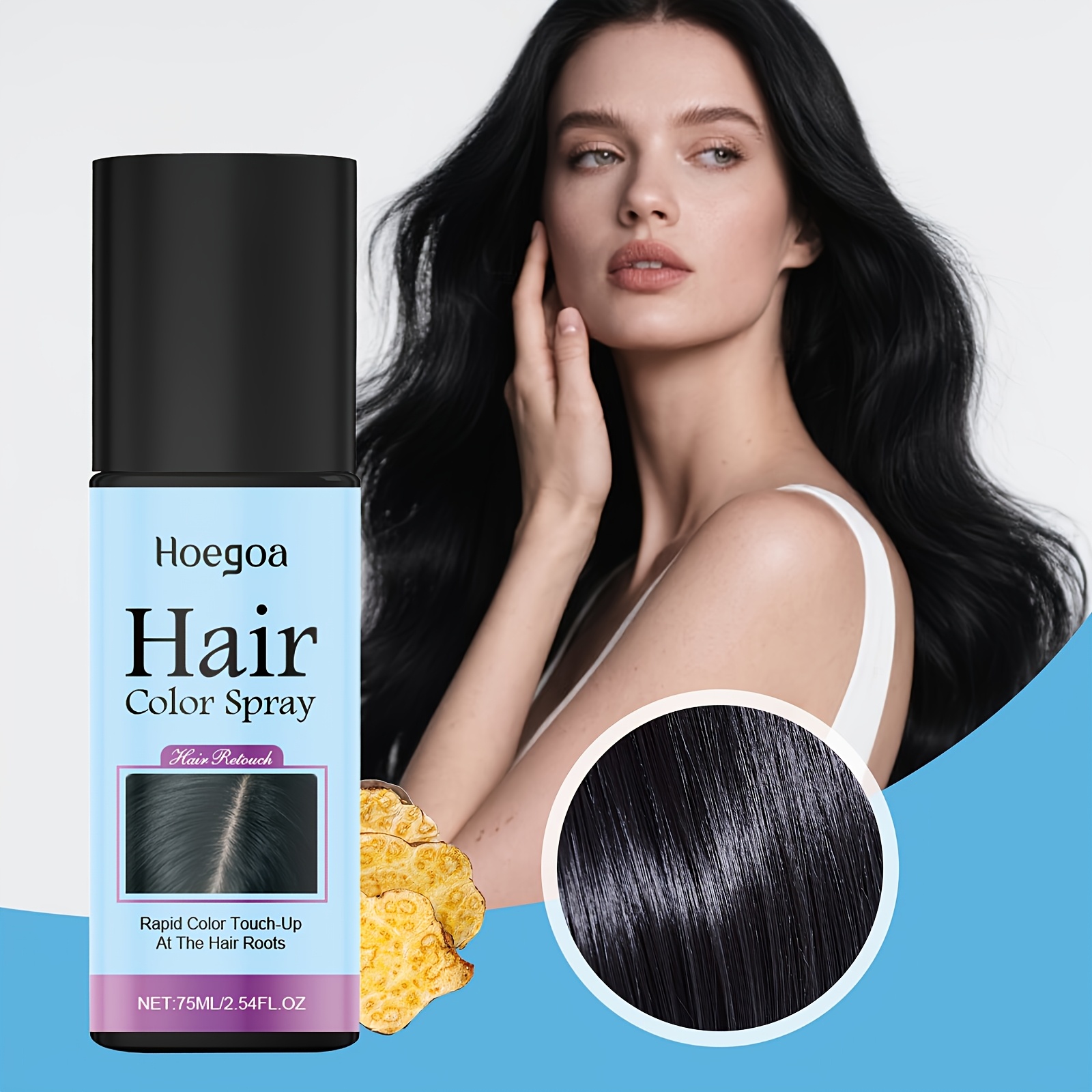 hair color spray sold on Temu United States