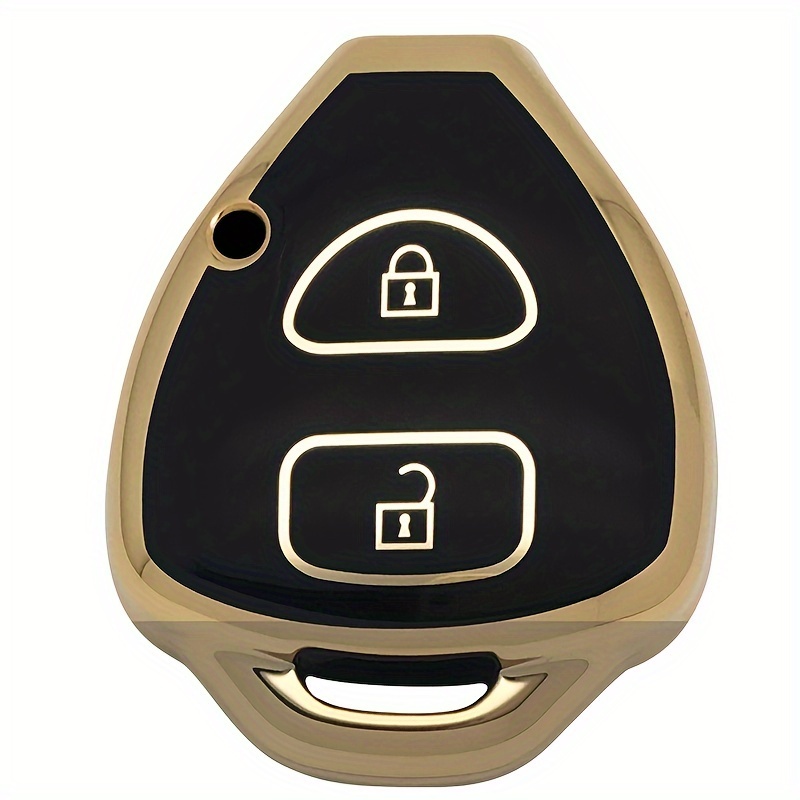 Key Protection Case Golden Trim Suitable Toyota Camry - Temu Ireland