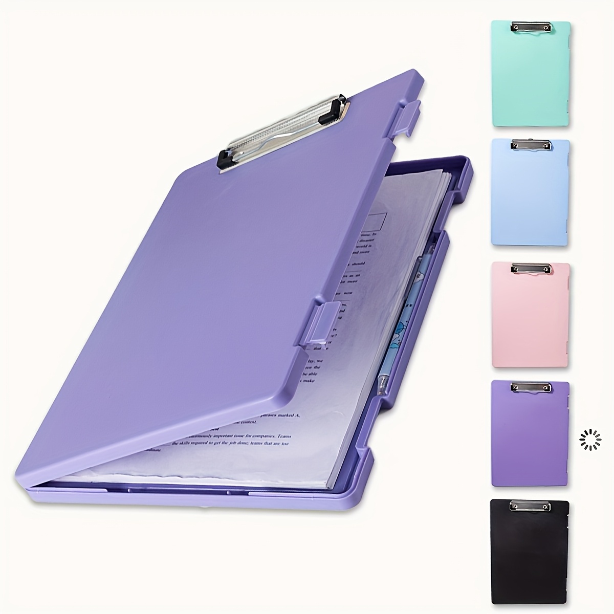 hard plastic folder sold on Temu Philippines