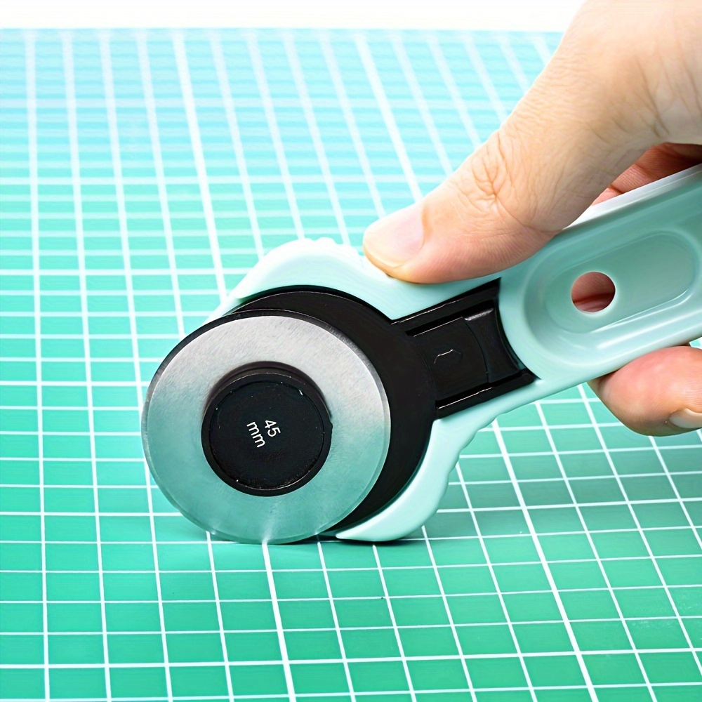Ergonomic Rolling Rotary Cutter Fabric Artificial Leather - Temu