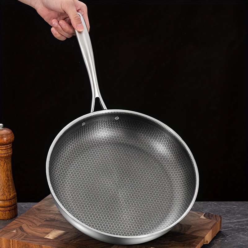 stainless steel honeycomb non stick frying pan - Temu Philippines