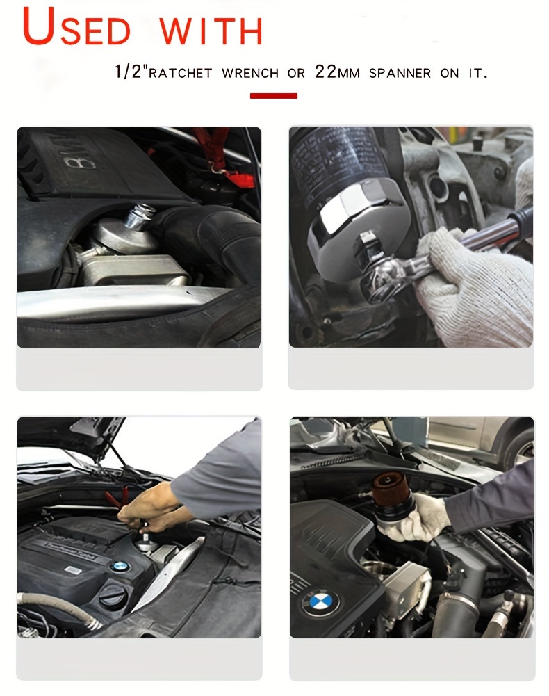 Cap Type Oil Filter Wrench Fixed Square Head Mechanical - Temu