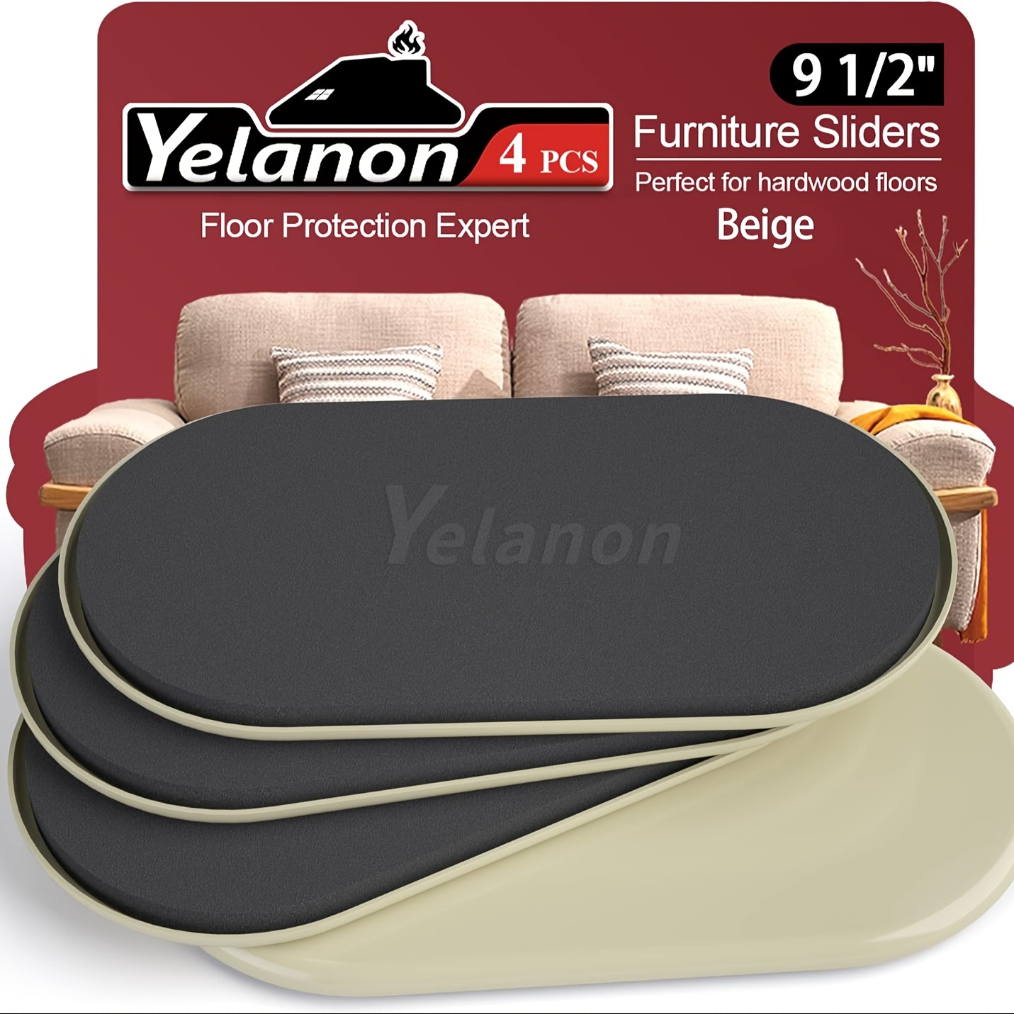 Furniture Sliders 4 Pcs 9 Furniture Sliders Carpet Furniture - Temu