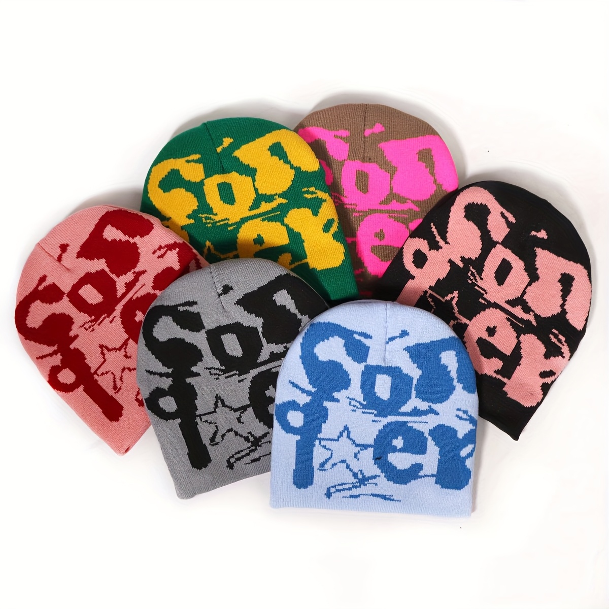 blue beanies sold on Temu United States