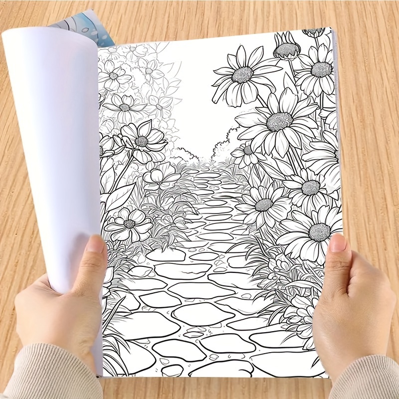 (innovative, Upgraded, Paper Thickened 22 Pages) 1pc Relaxed Landscape ...