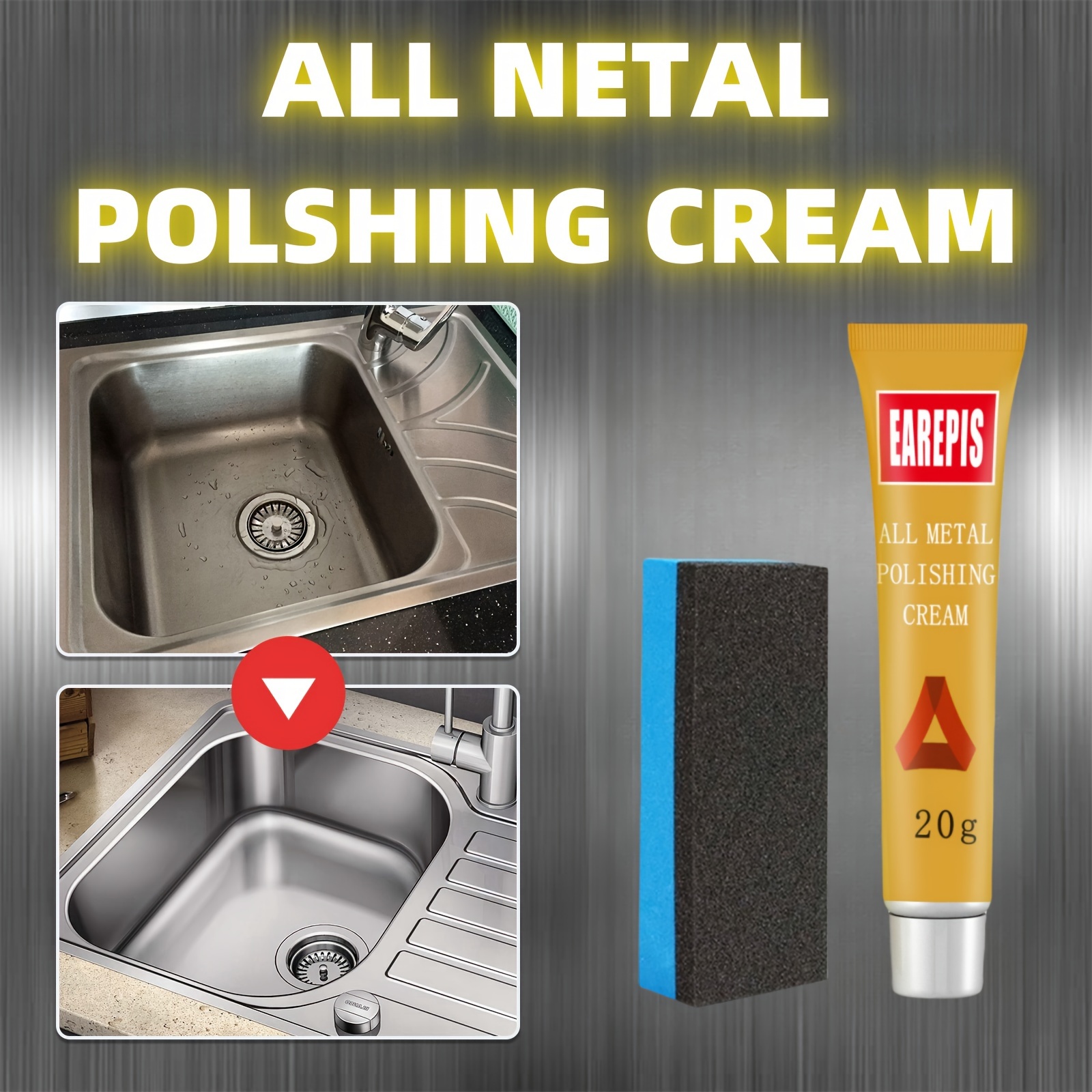 Metal Polishing Paste Quickly Removes Polishes Rust Dirt - Temu