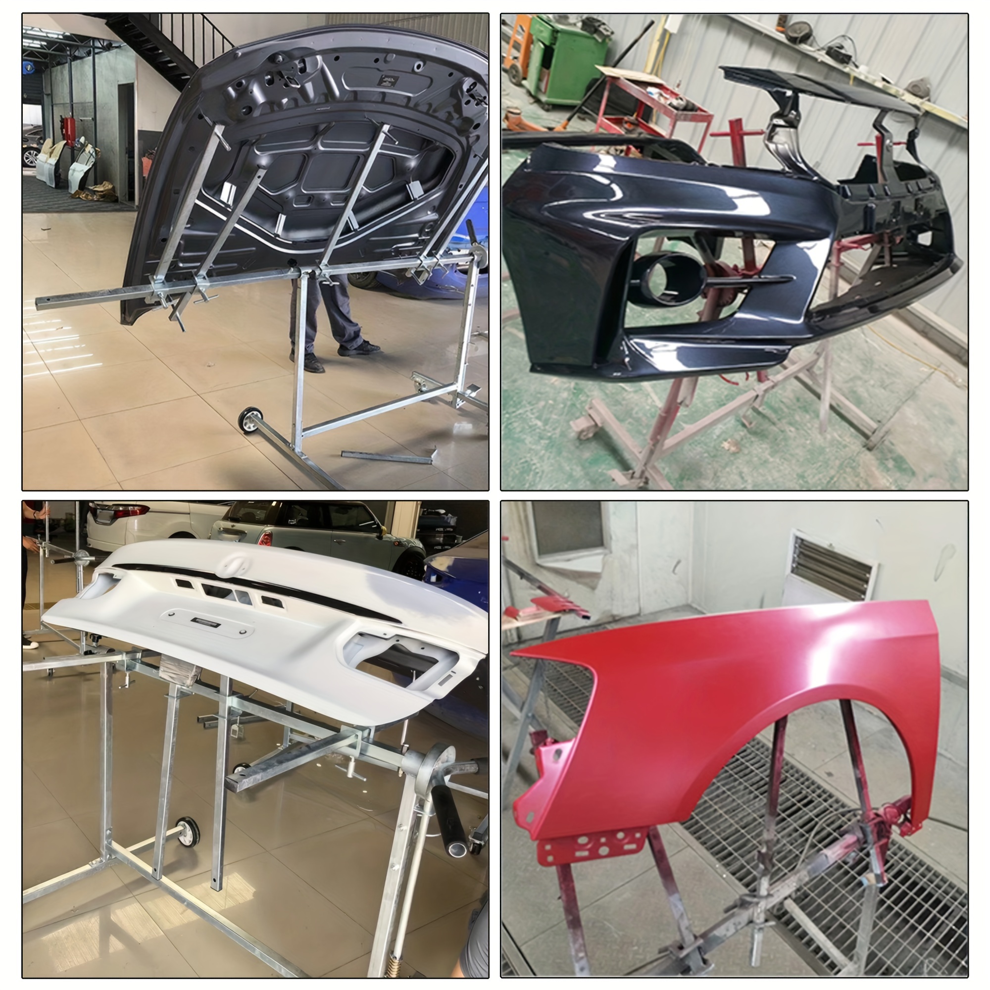 Heavy Duty Auto Body Paint Racks 360° Rotatable Body Paint - Temu