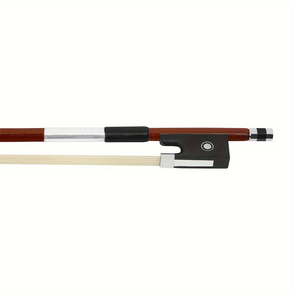 Premium Qa-25 4/4 Violin Bow In Dark Shades With Case - Brazilian ...