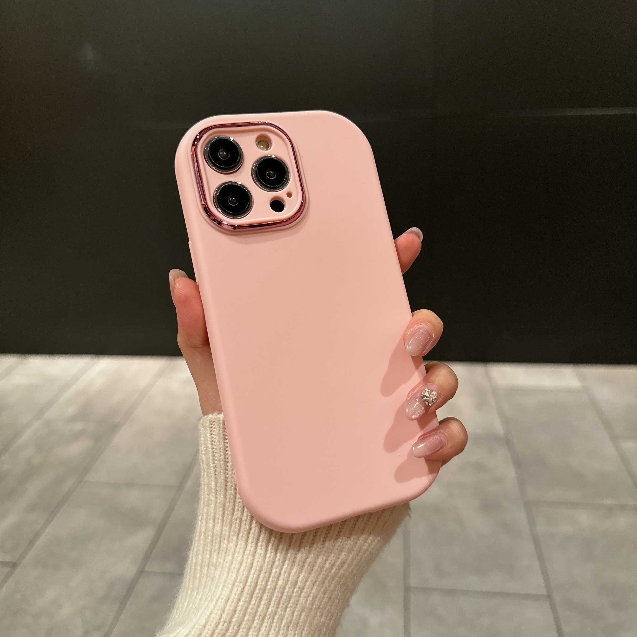 Solid Color Minimalist Silicone Suitable Full Coverage - Temu United ...