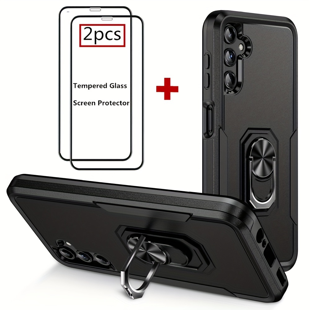 Tempered Glass Screen Protector + Case] 3 in 1 Heavy Duty - Temu New ...