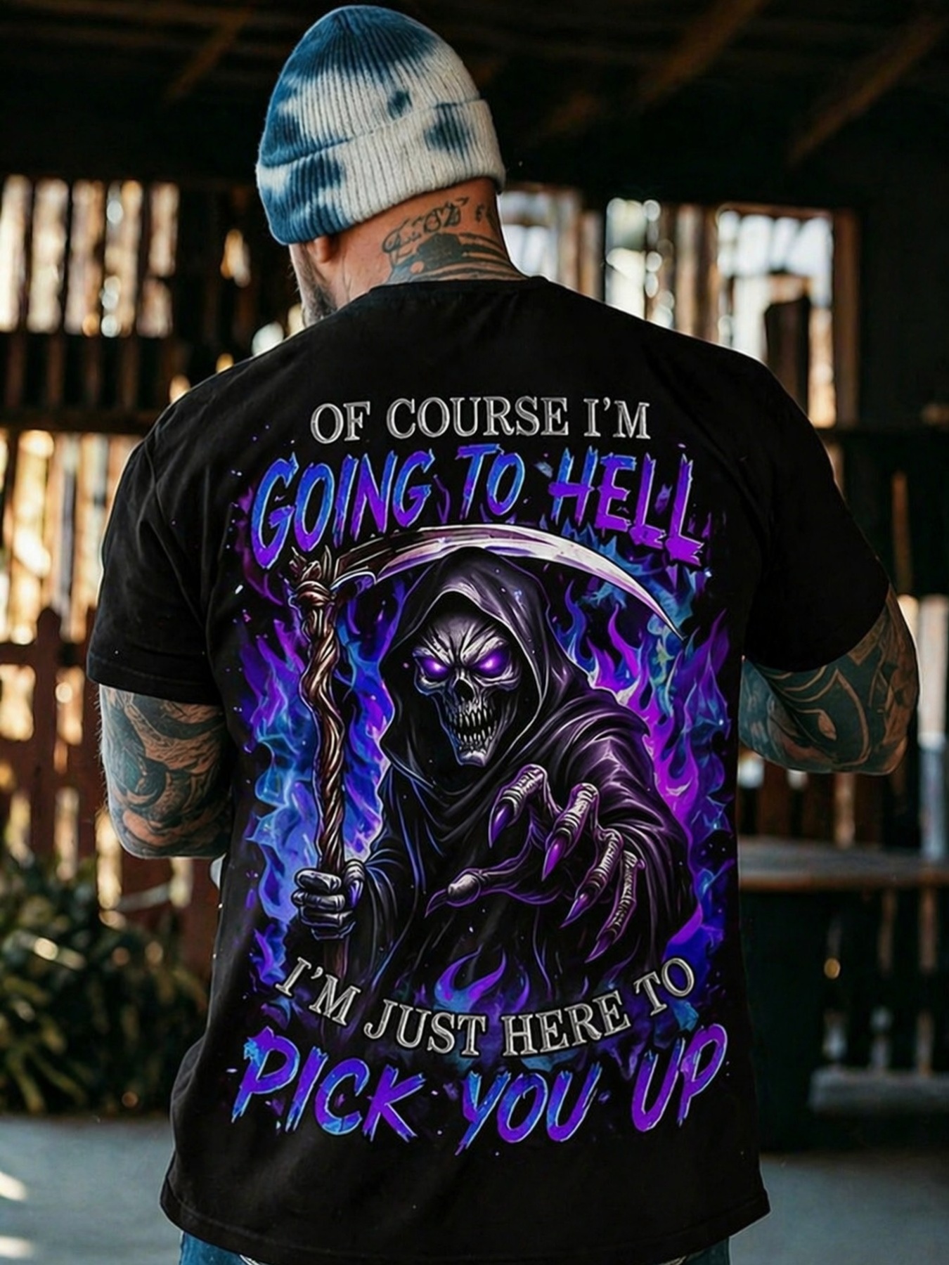 skull tee shirts for men sold on Temu United States