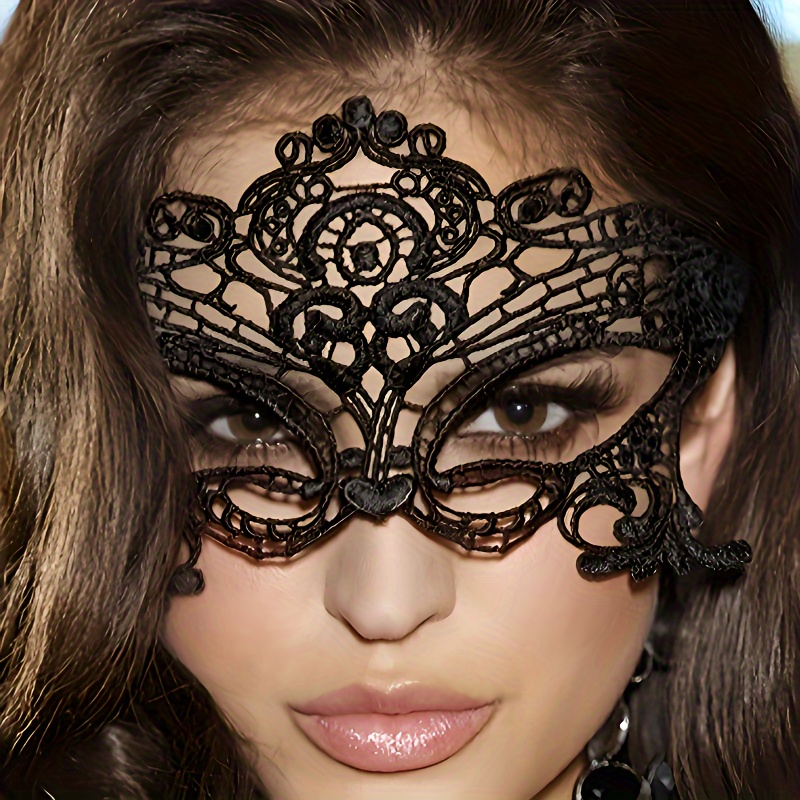 Black Lace Mask Diy