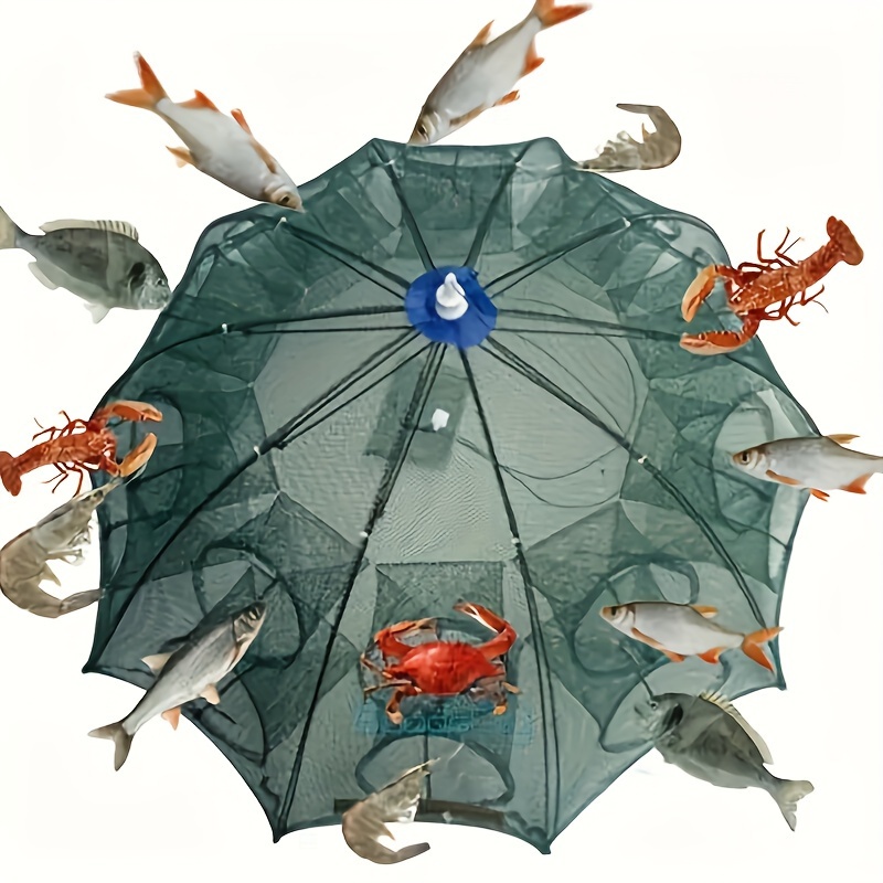 Crawfish Shrimp Catcher Magic Foldable Fishing Trap - Collapsible ...