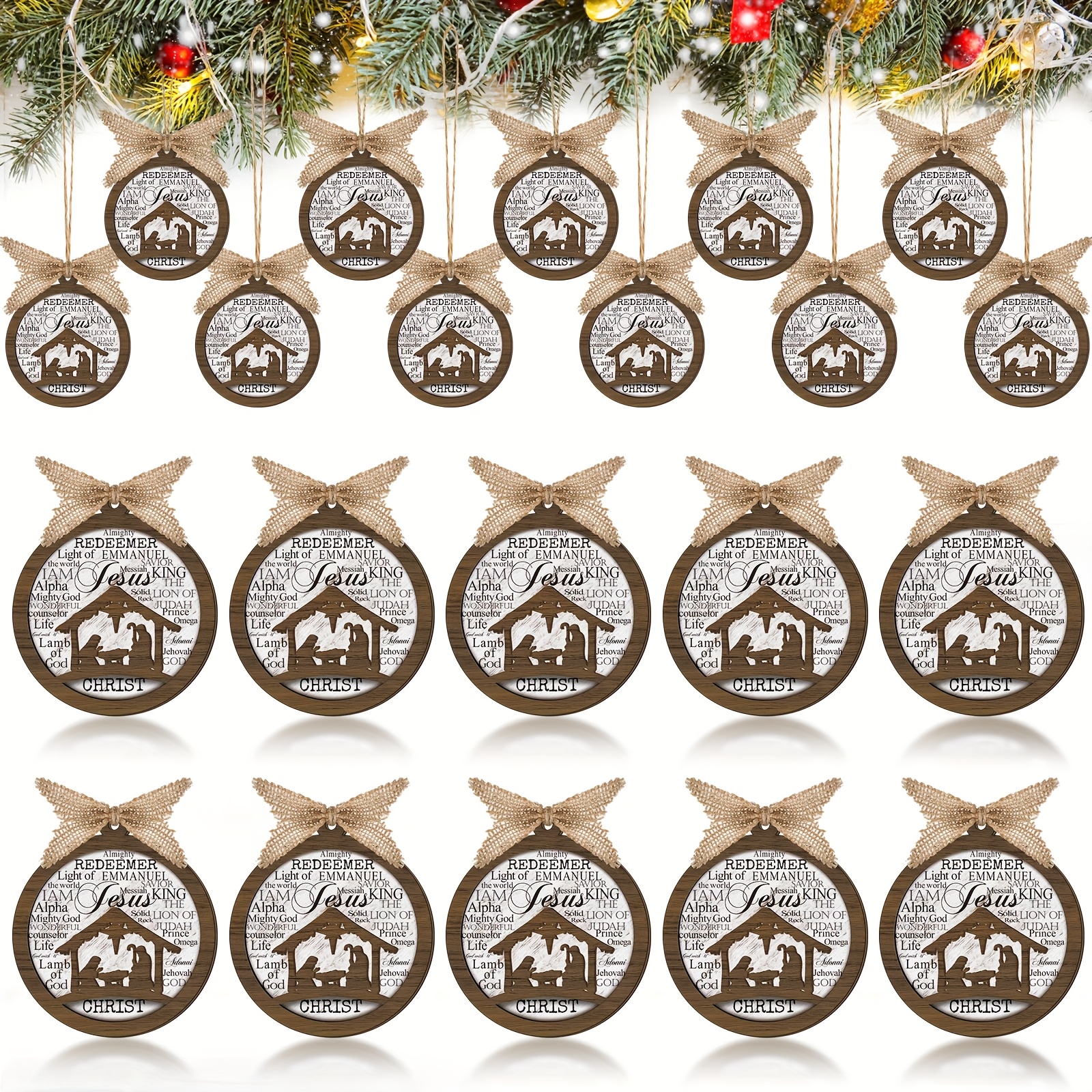 christmas ornaments sold on Temu United States