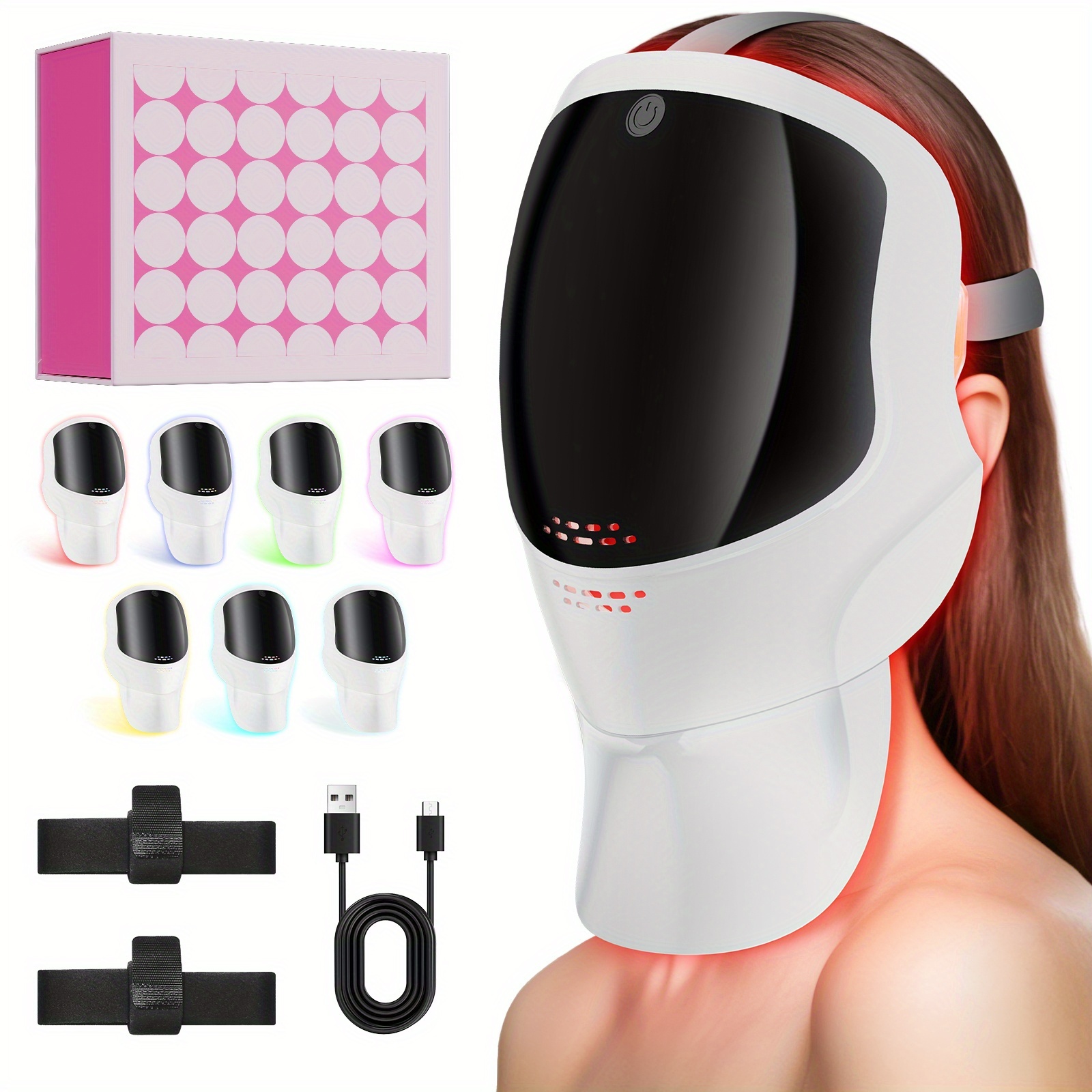red light mask sold on Temu United States