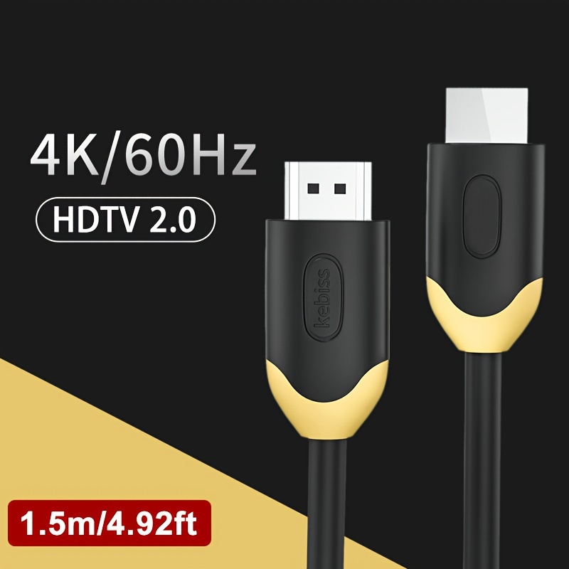 Câble Hdmi 4k Câble Compatible Téléviseurs Câble Vidéo - Temu France