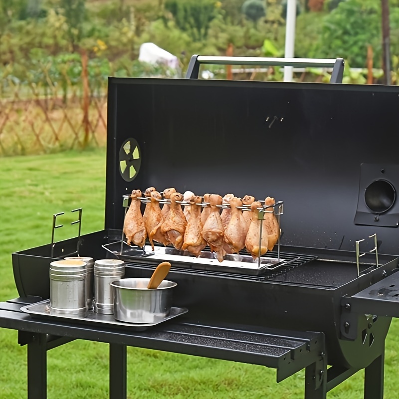 stainless steel chicken leg wing rack set drip pan - Temu