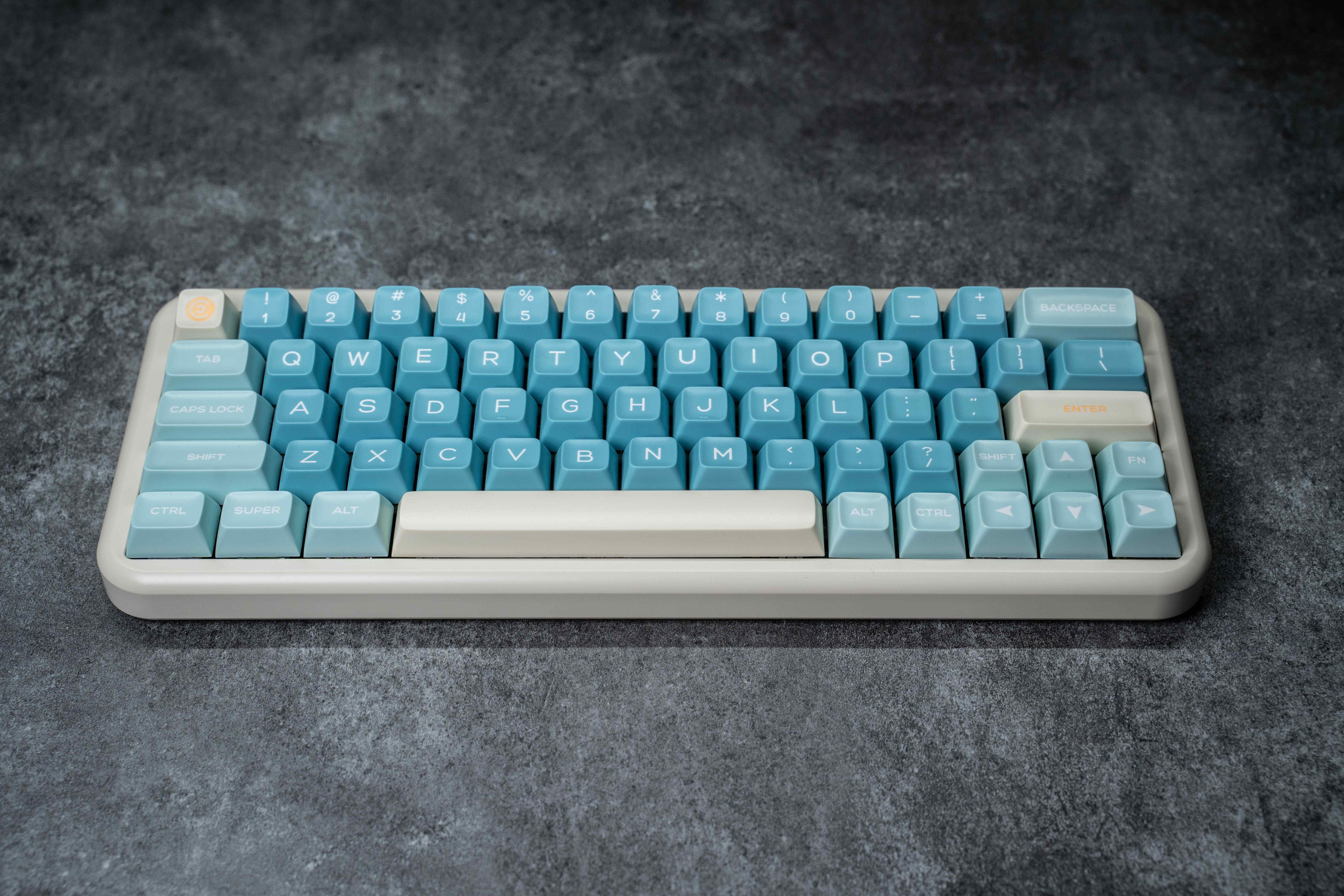 Sea Salt Lemon Keycaps Pbt Keycaps Rsa Profile - Temu