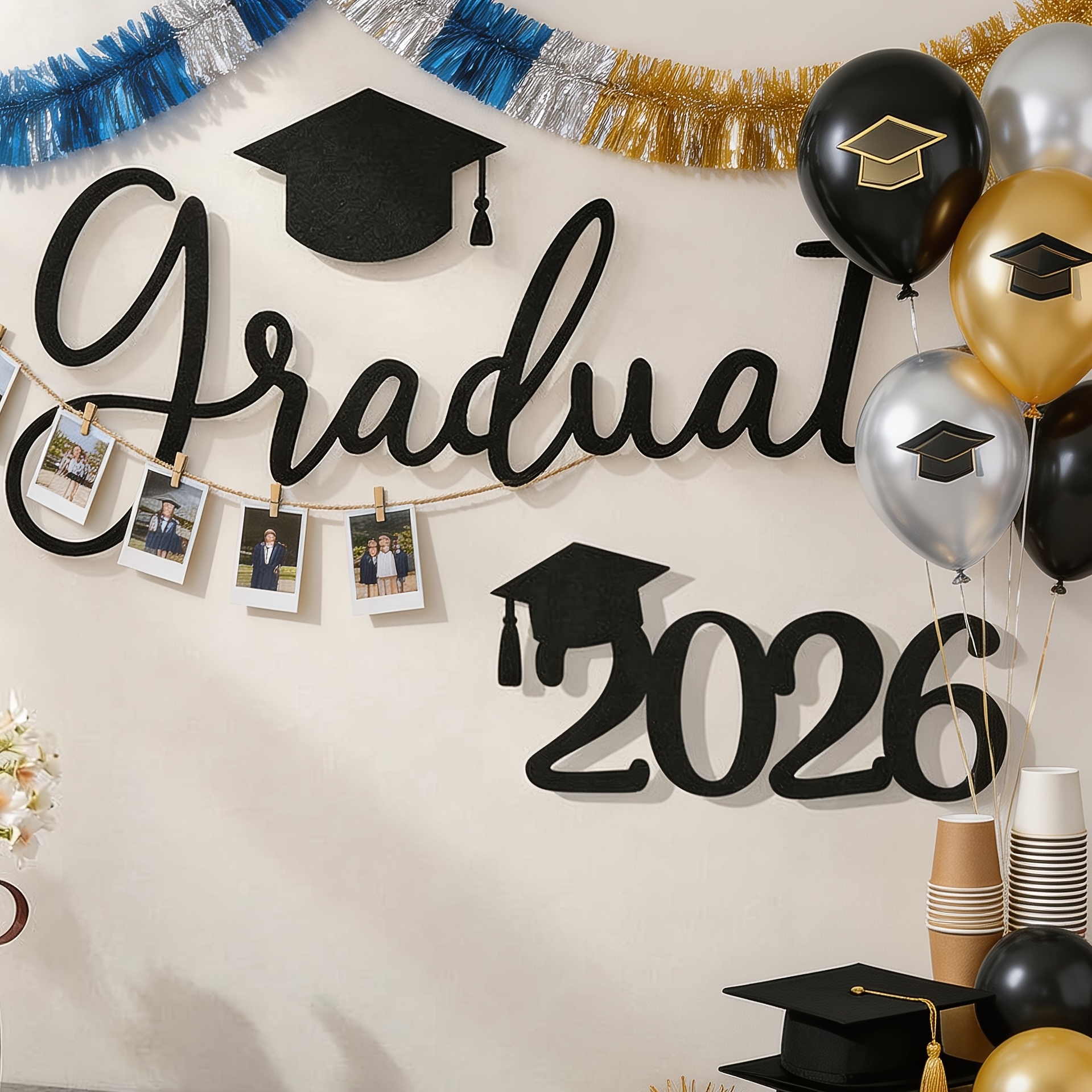 graduation party background sold on Temu United States