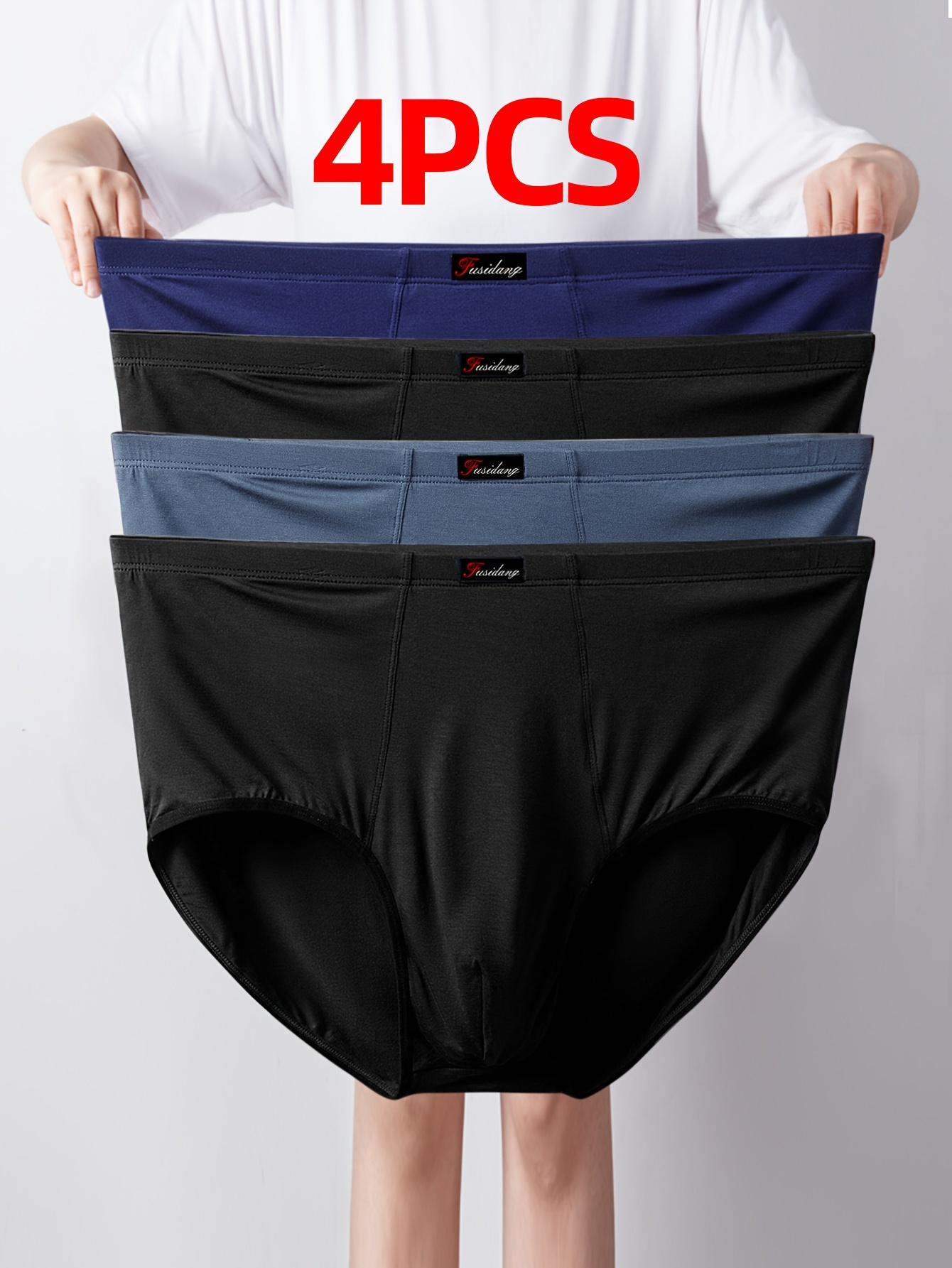 men s high waist modal underwear plus size stretchy Temu United Kingdom