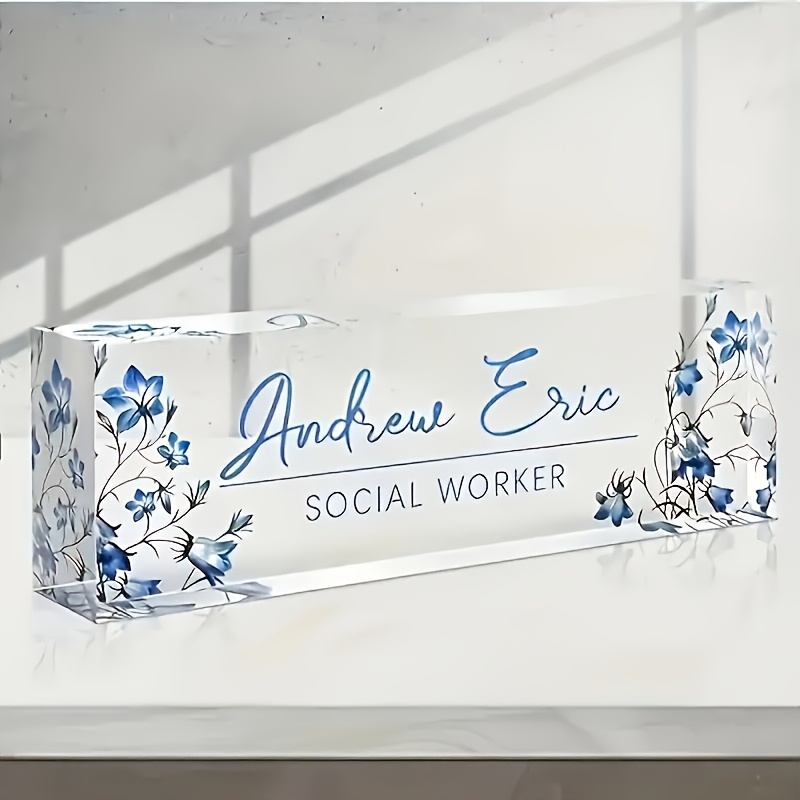 custom name plates sold on Temu United States