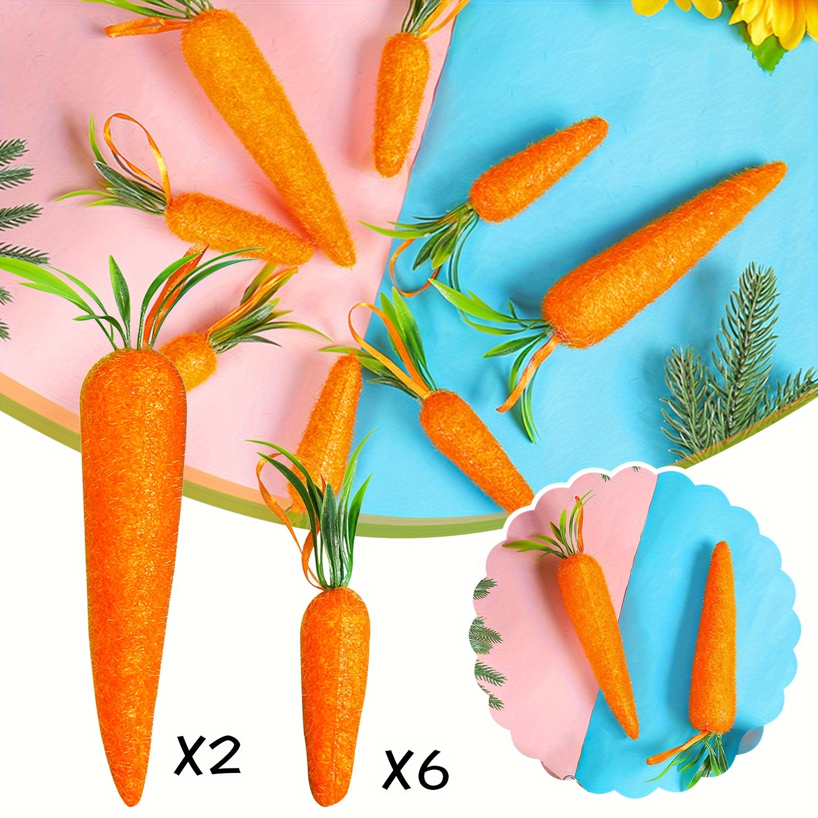 Easter Carrot Hanging Ornaments Artificial Carrots Foam - Temu Australia