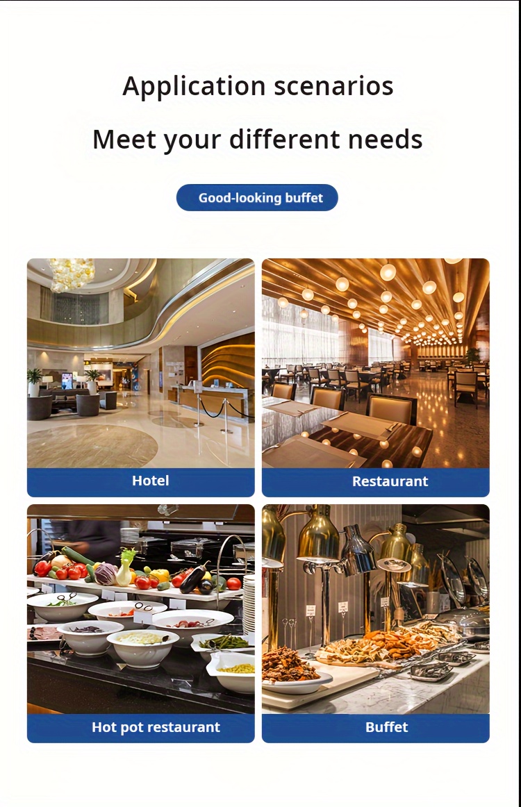 Stainless Steel Chafing Dish Buffet Set Lid Rectangular - Temu