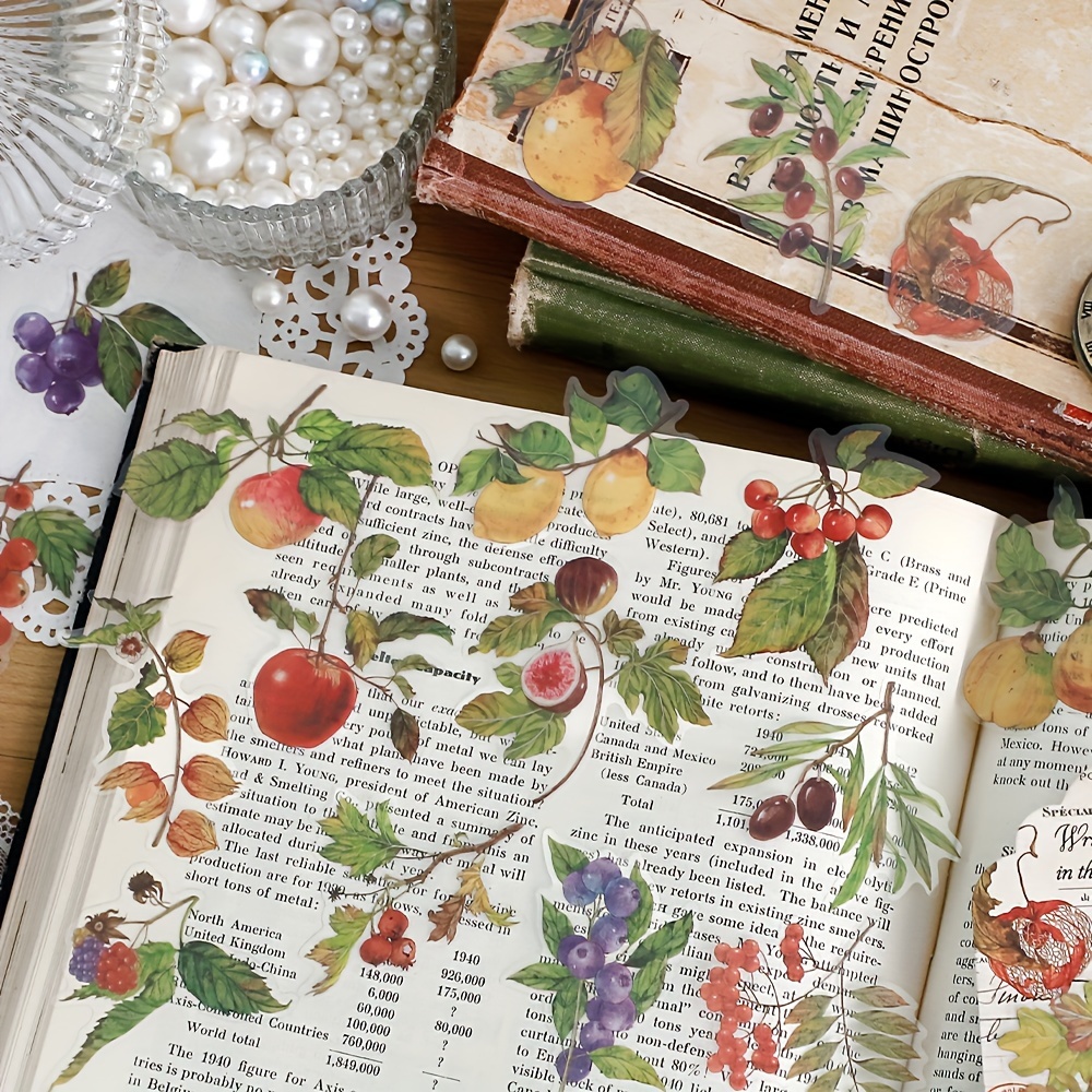 Vintage Plants Flowers Stickers Diy Decoration Scrapbooking - Temu ...