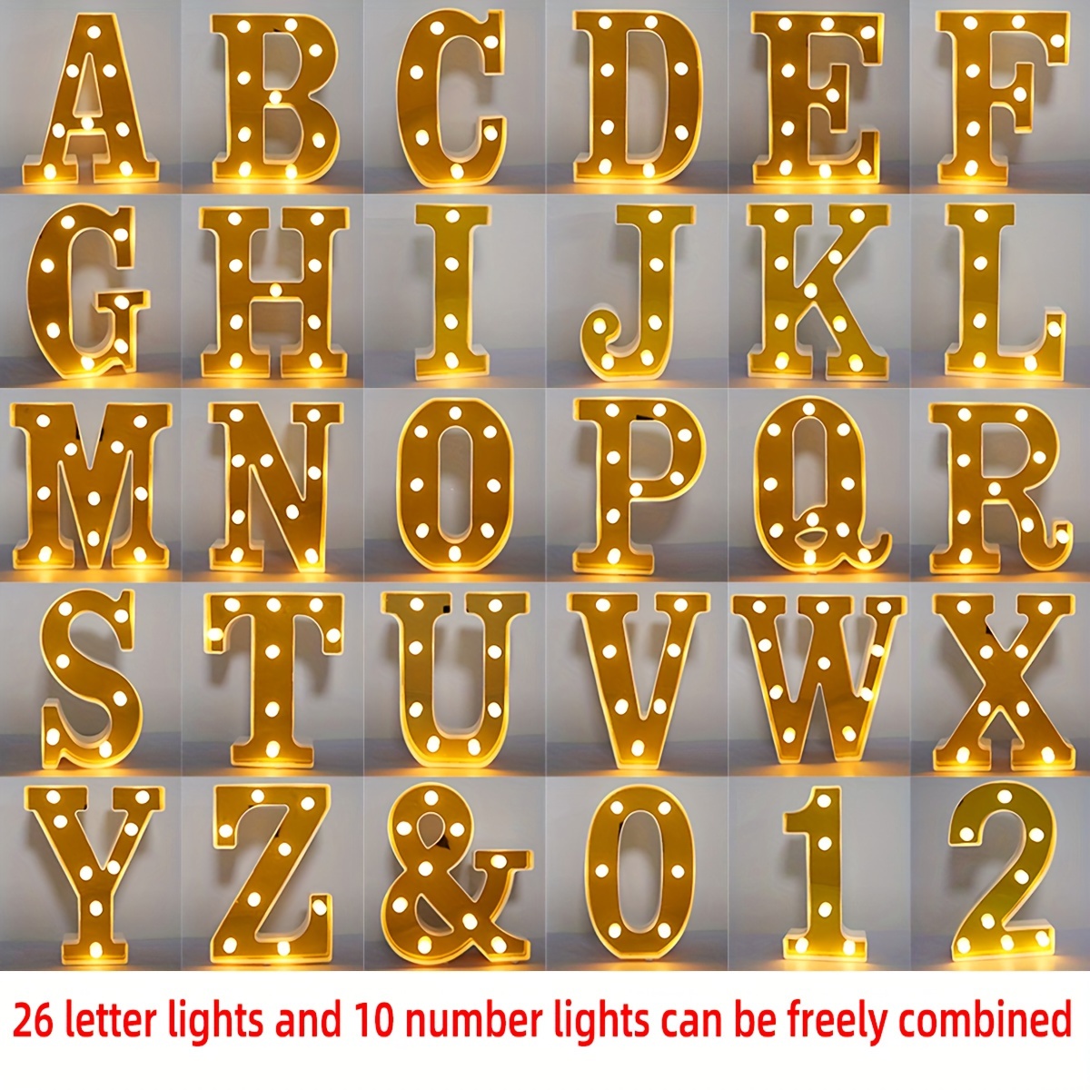 Battery Operated Marquee Letters