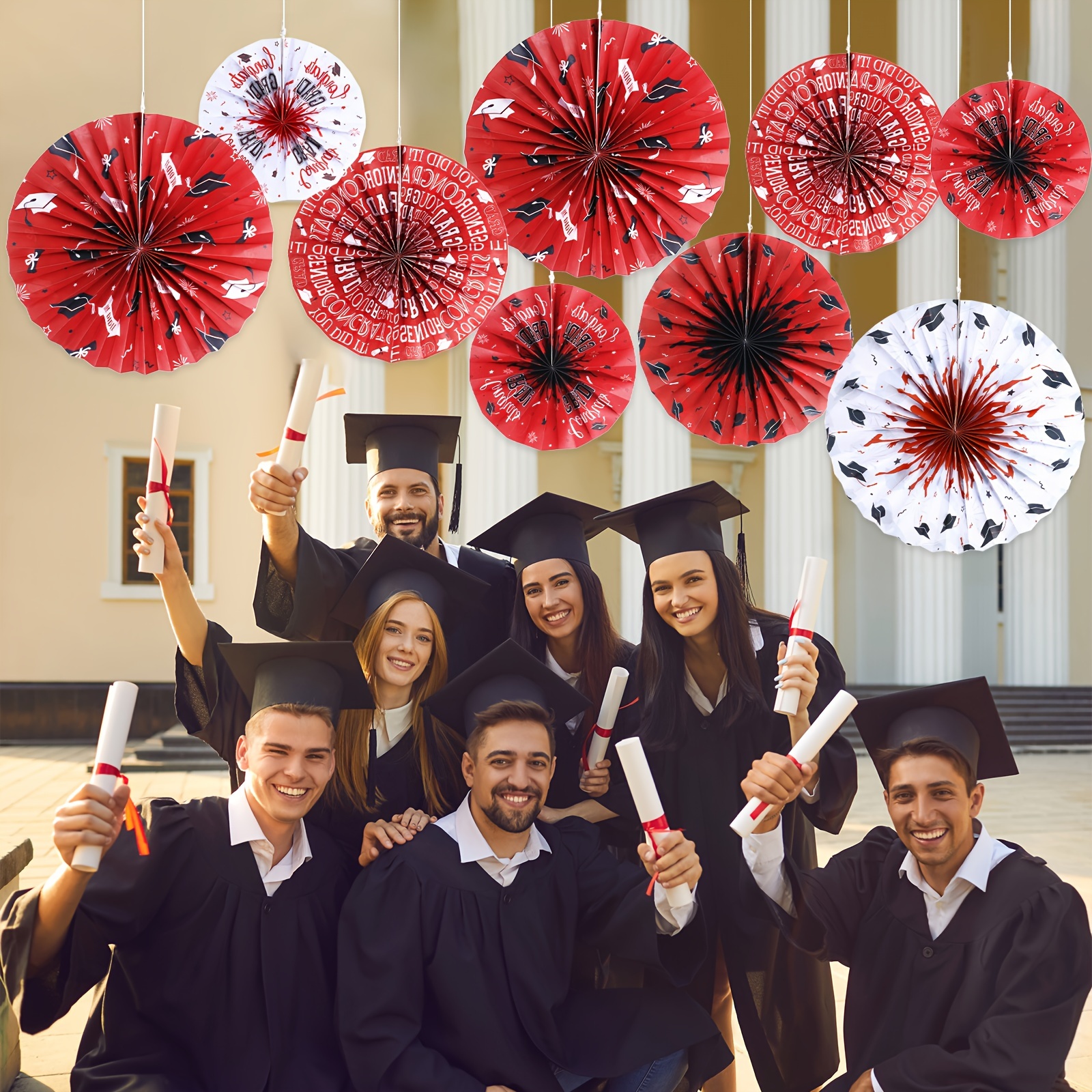 Graduation Party Decorations Congrats Grad Hanging Paper - Temu Canada