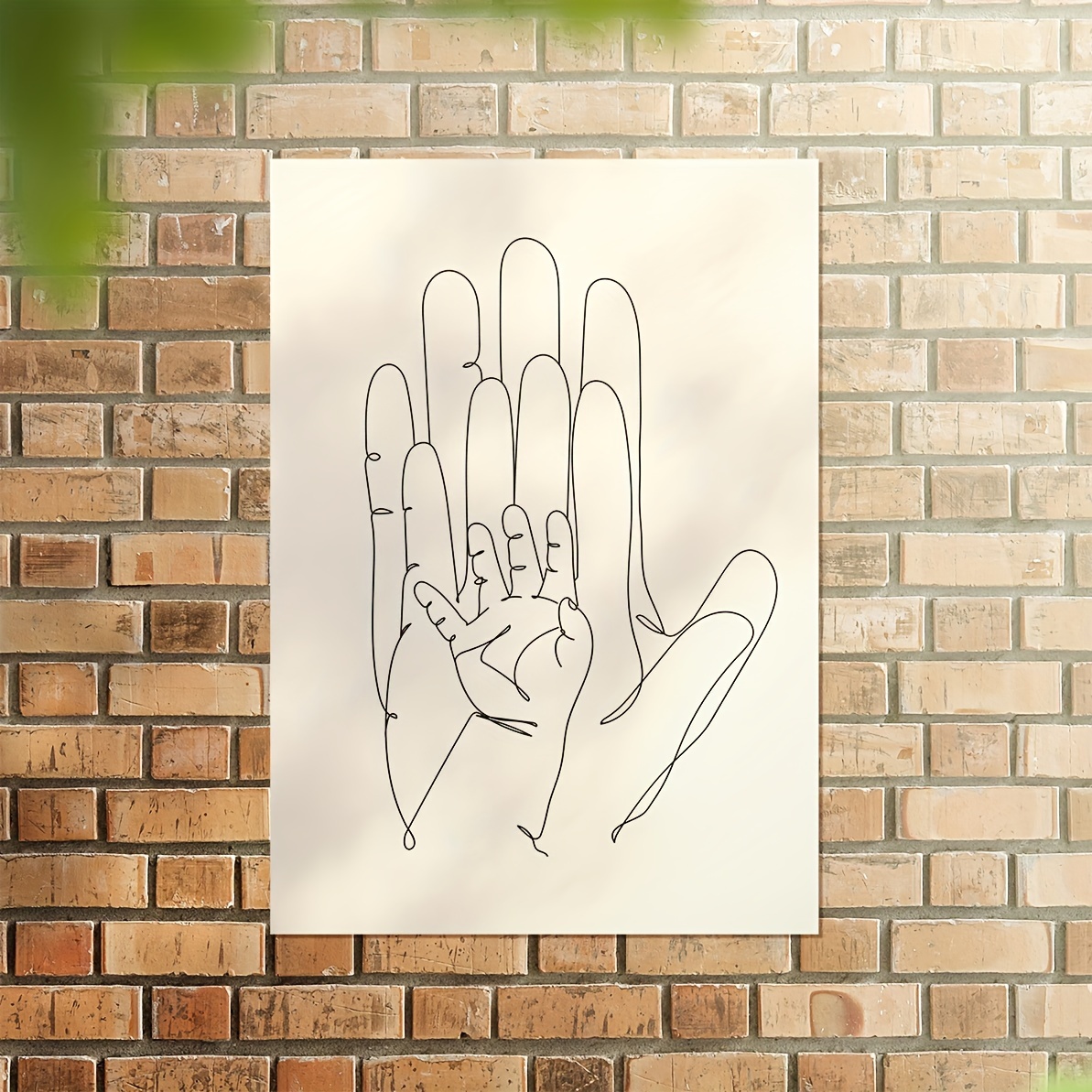 1pc Large Size Modern Art Design Minimalist Style Family - Temu United ...