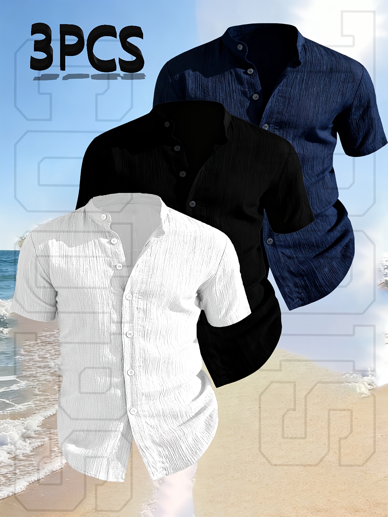 men summer shirts sold on Temu United States