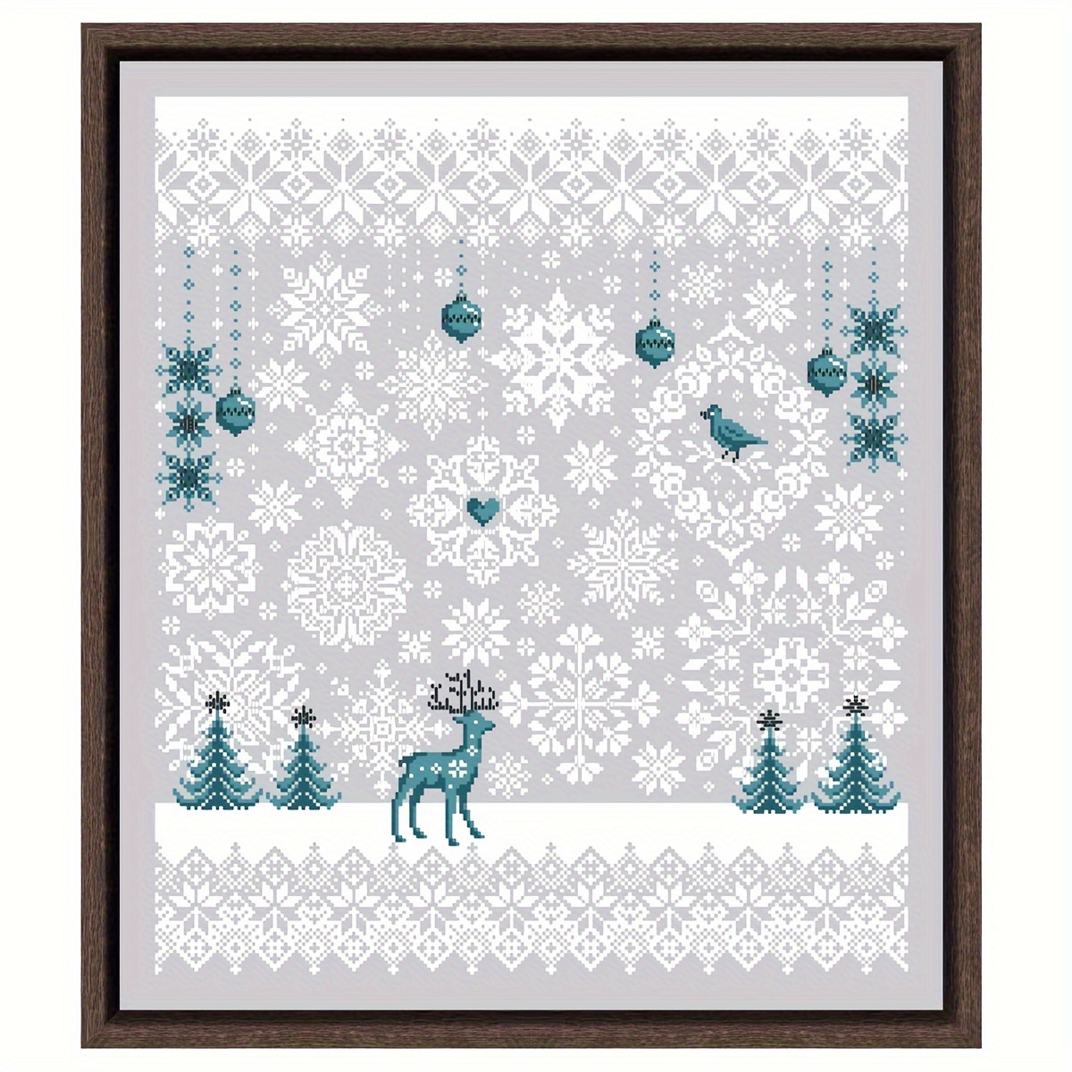 christmas cross stitch kits sold on Temu Australia