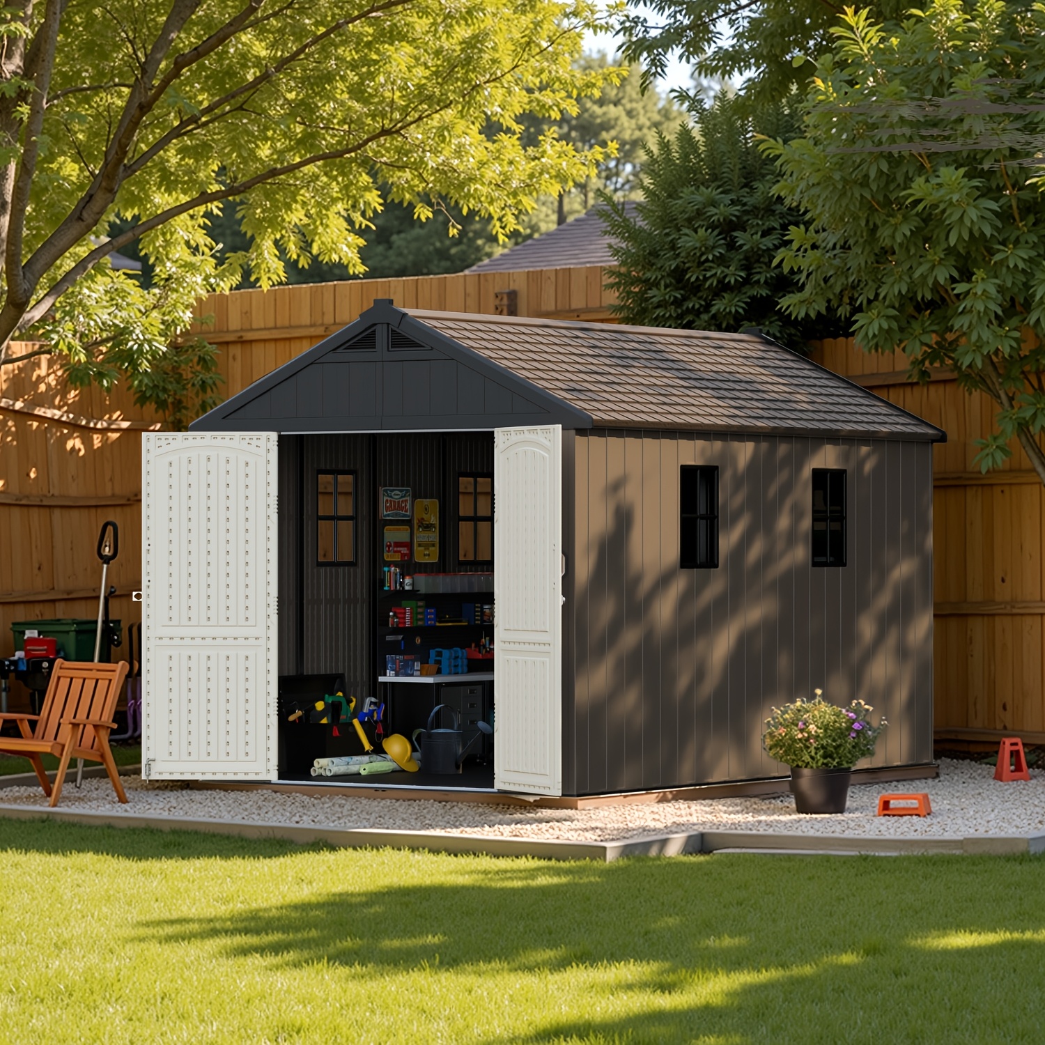 sheds sold on Temu United States