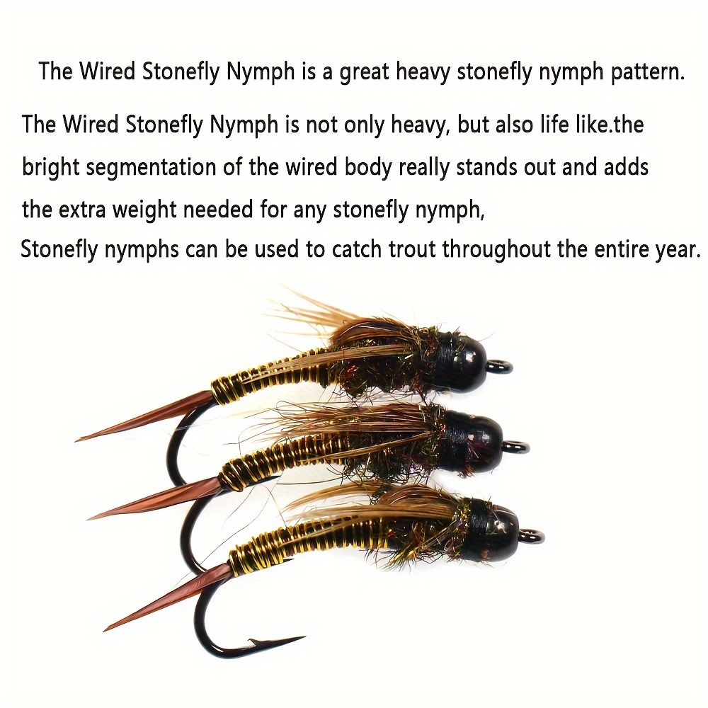 Wired Fly Fishing Lures Fast Sinking Wet - Temu