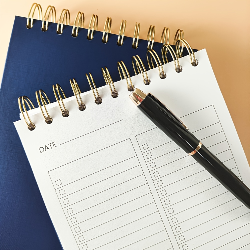 A5 Hardcover Daily Planner - To-do List, Task Organizer & Time ...