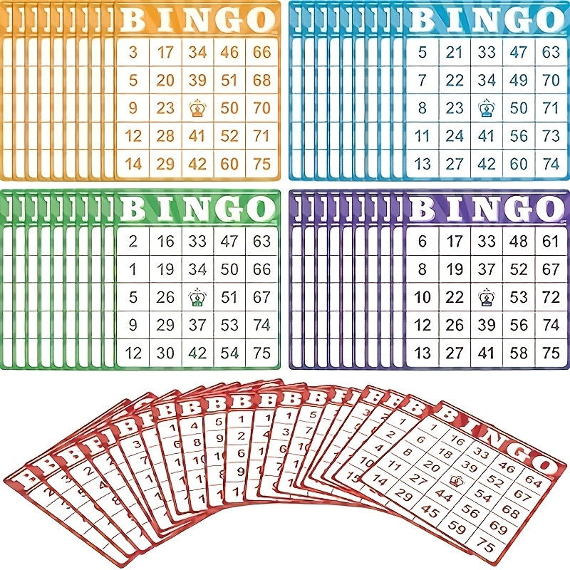 bingo sheets sold on Temu United States