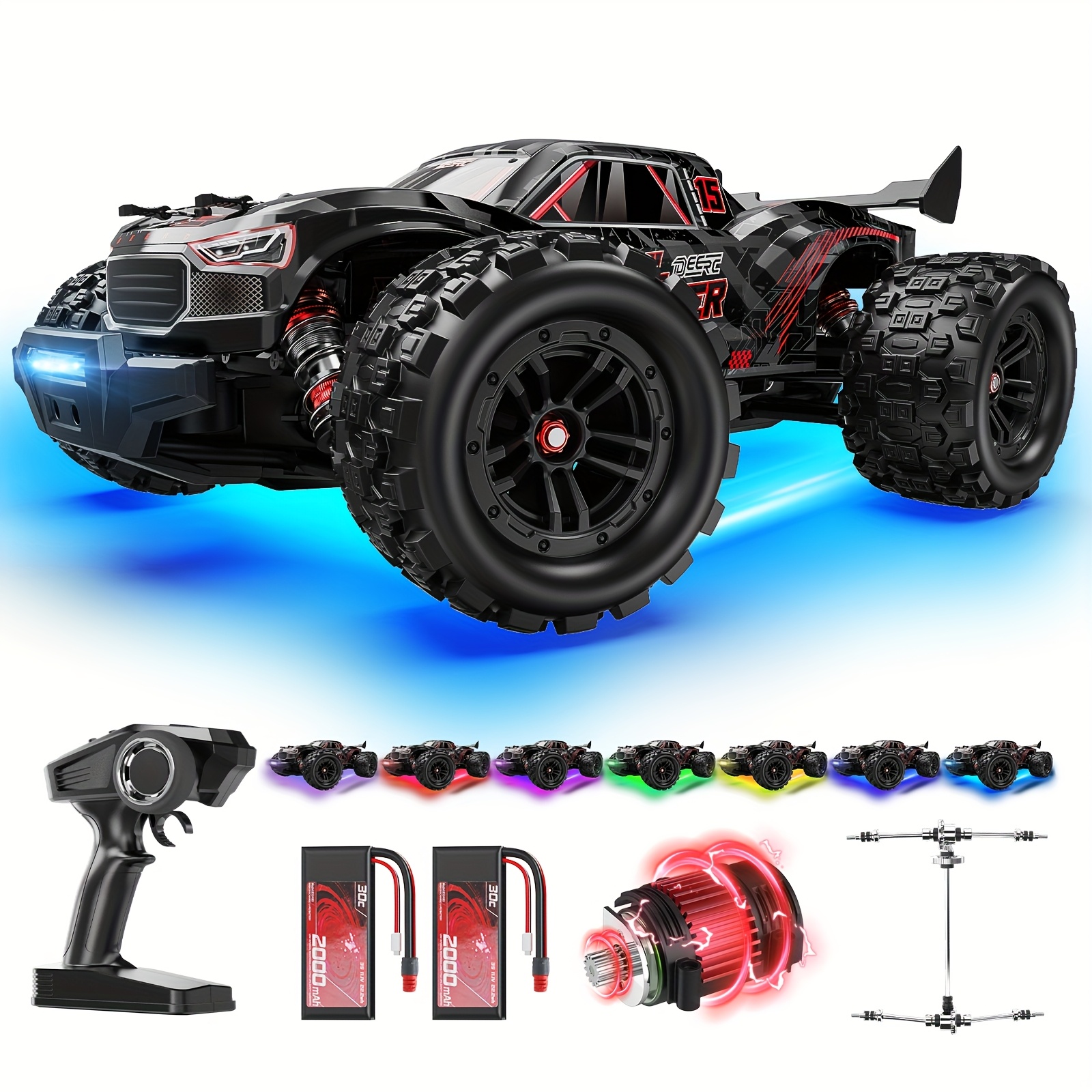 rc cars and trucks sold on Temu United States