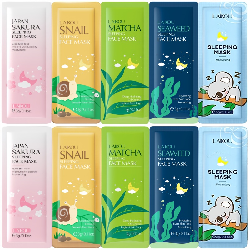 facial masks sold on Temu United States