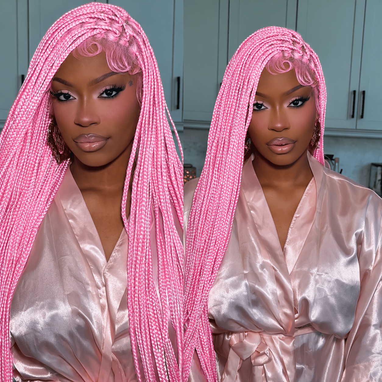 braided wig sold on Temu United States