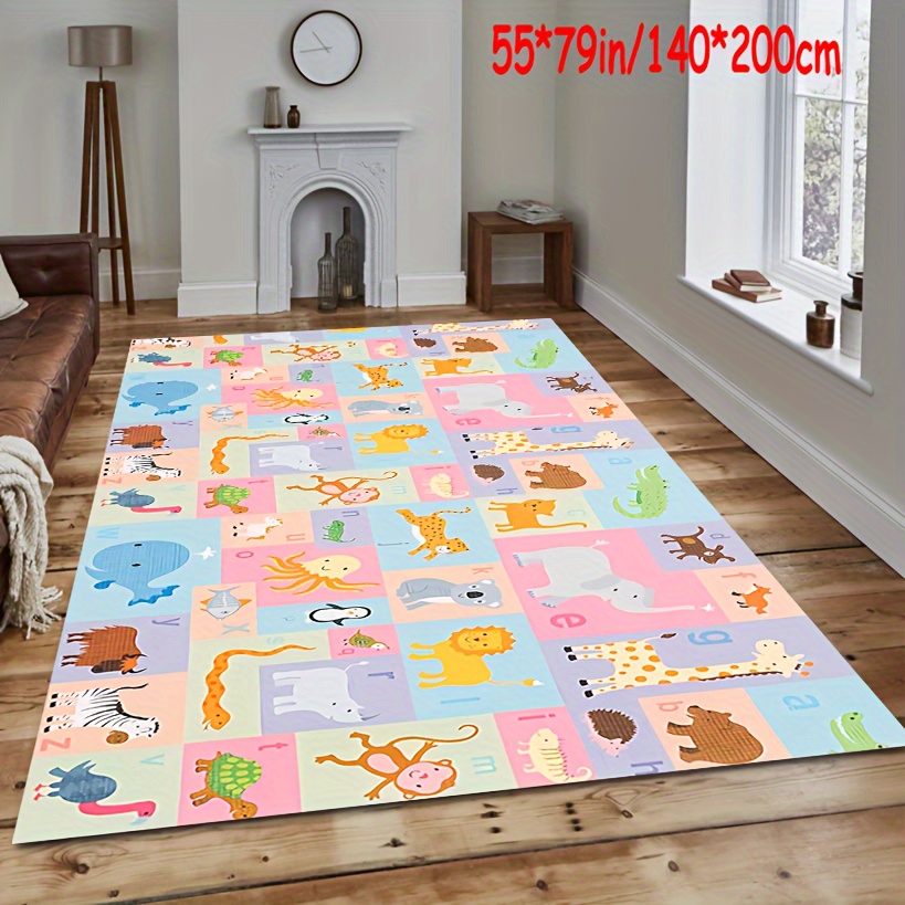 Soft And Safe Early Learning Carpet: 55"x79" / 140"x200cm - Filled With ...