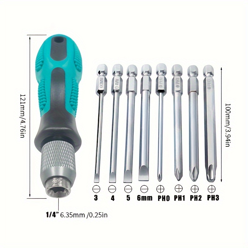 Magnetic Screwdriver Sturdy Portable Home Tool Sets Car - Temu Australia