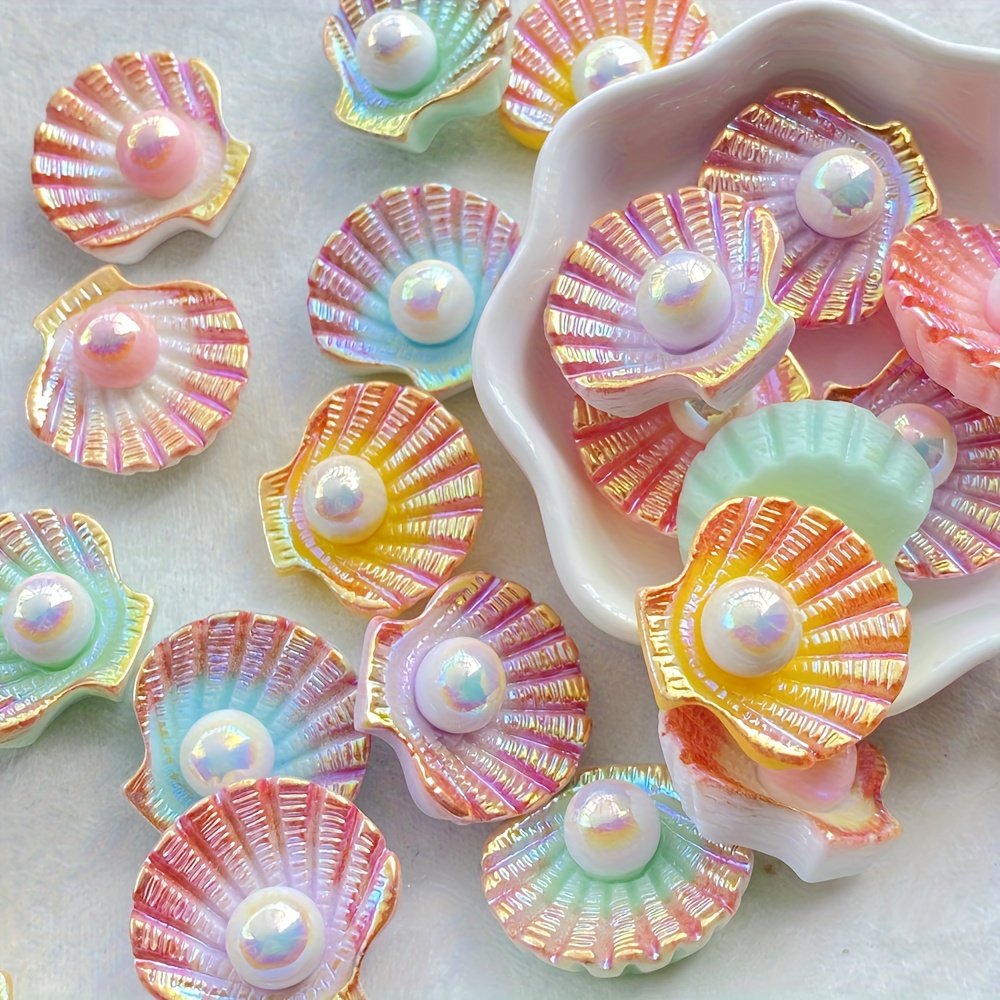 mermaid resin charms sold on Temu United States